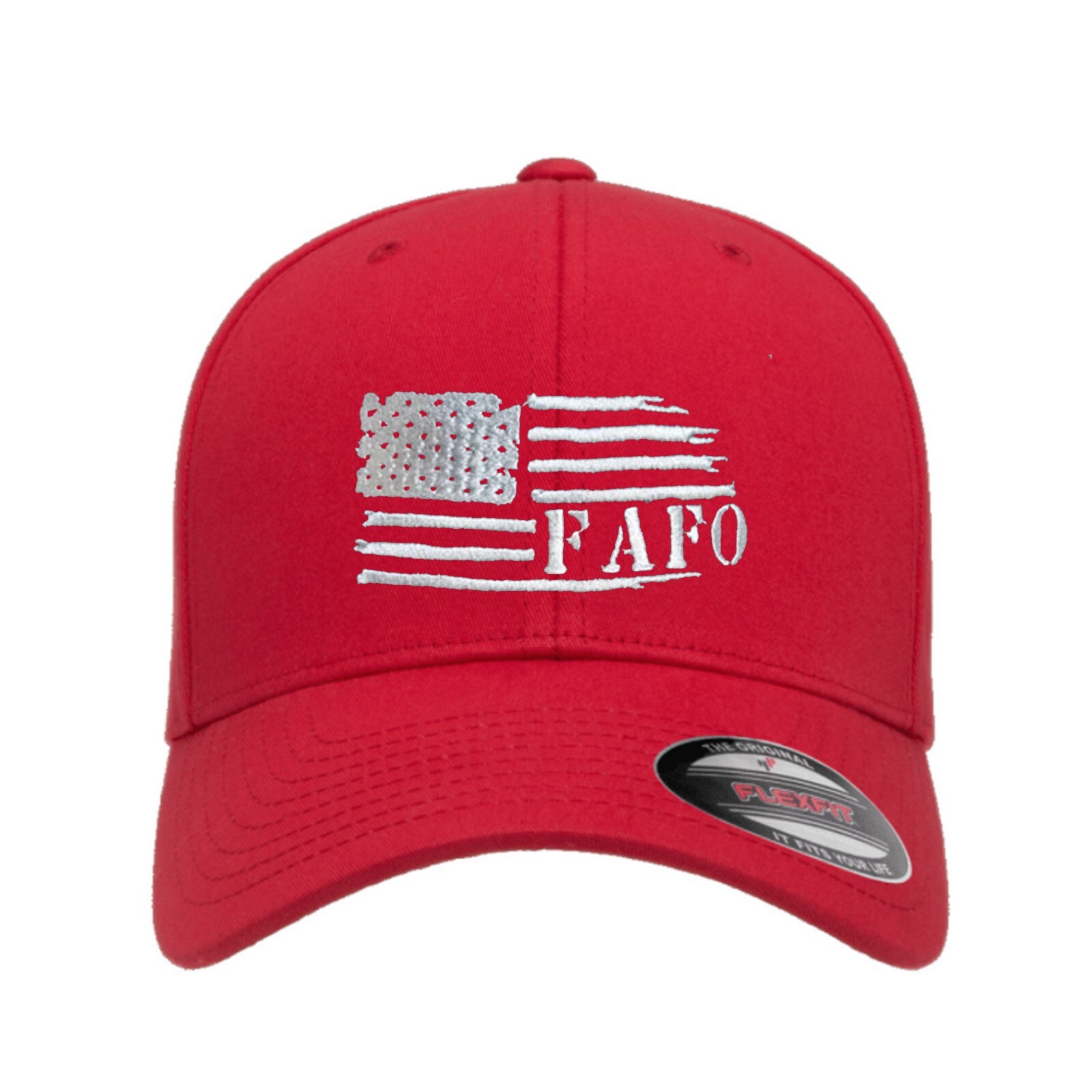 USA Flag FAFO Flexfit Hat American MAGA Trump Patriotic 2A Cap | eBay