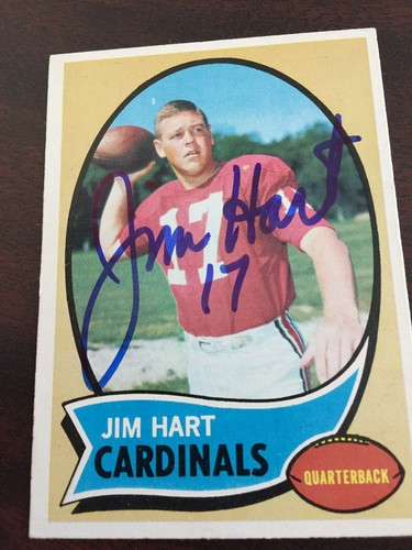 Cardinals Jim Hart signed 1970 Topps Card | eBay