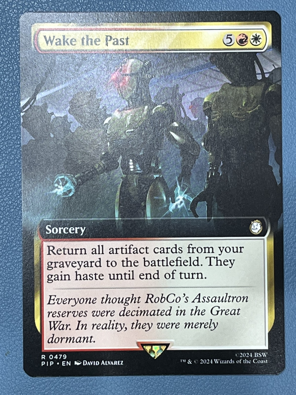 Wake the Past (Extended Art) Fallout MTG PIP | eBay