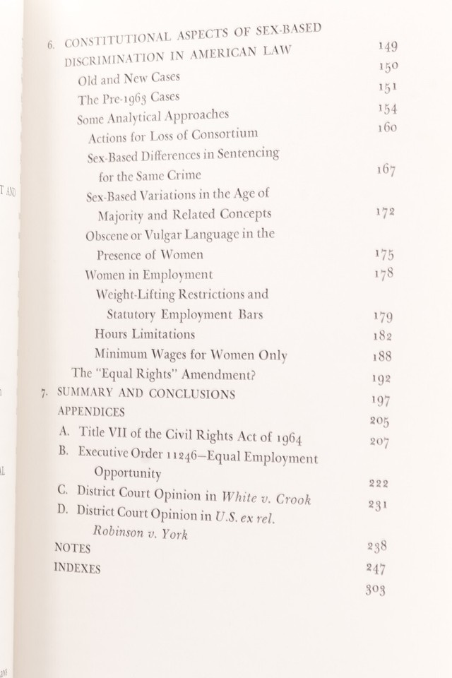 Women And The Law The Unfinished Revolution Kanowitz PB Sex ...