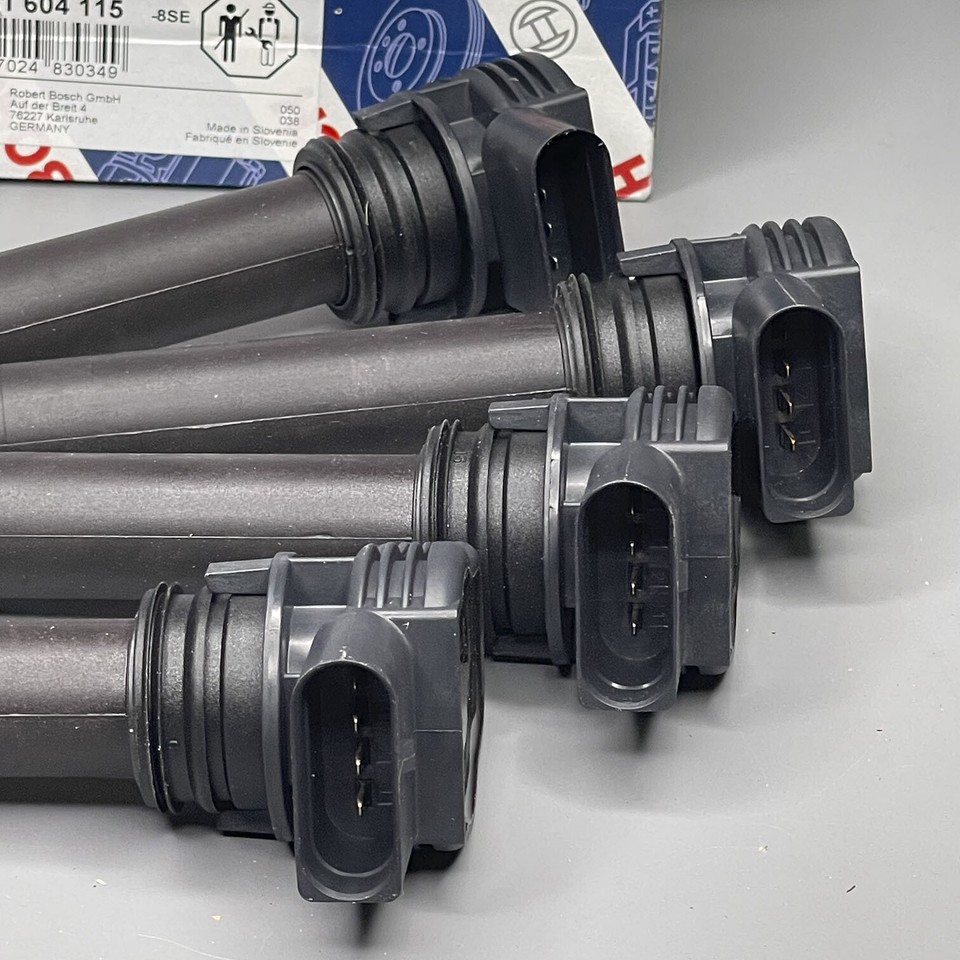 Bosch Ignition Coil 4PCS 0221604115 For AUDI A3 A4 A5 A6 VW Beetle Golf ...