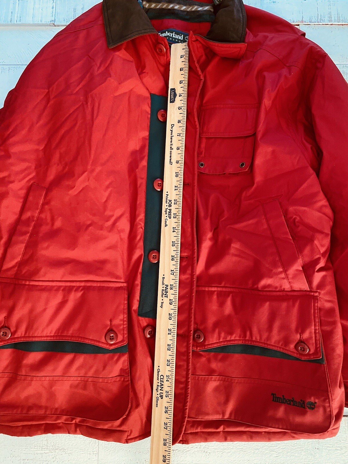 Timberland Weathergear Insulated Quilted Winter Coat Parka Red - Men’s ...