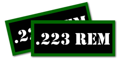 .223 REM Ammo Can Labels for Ammunition Case 3.5" x 1.50" stickers ...
