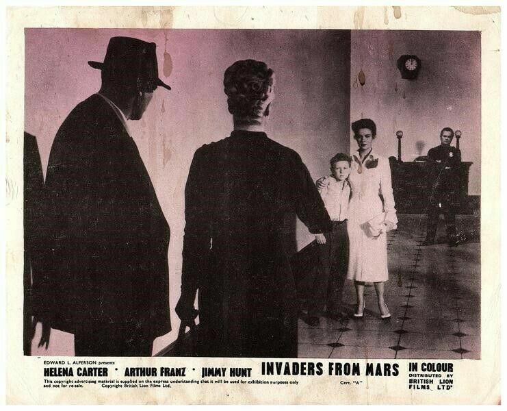 Invaders from Mars original British Lobby Card 1953 Sci-Fi Classic ...