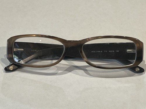 Versace Eyeglass Frame Mod 3109-B 773 52 16 135 Tortoise Crystal ...