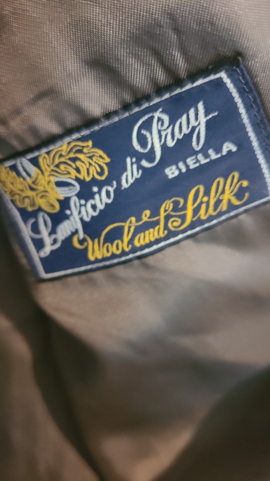 Vito Rufolo Lanificio Di Pray Jacket Blazer Mens 42L Two Button Italy ...