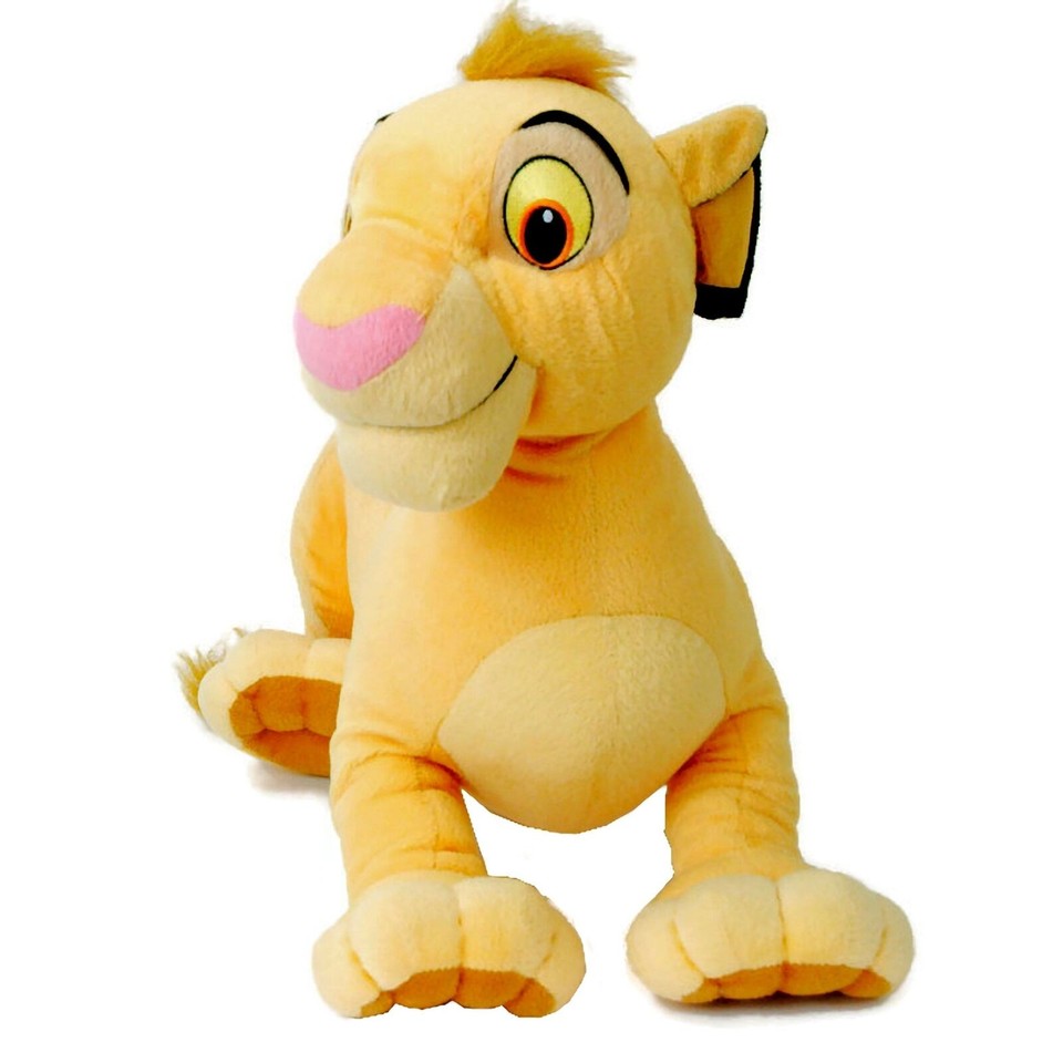 Disney Hasbro Lion King Simba Jumbo 19" Plush Large Stuffed Animal 2002 ...