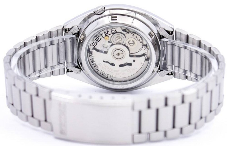 Seiko 5 Automatic 21 Jewels Date/Day Stainless Steel SNXS79K1 30M Mens ...