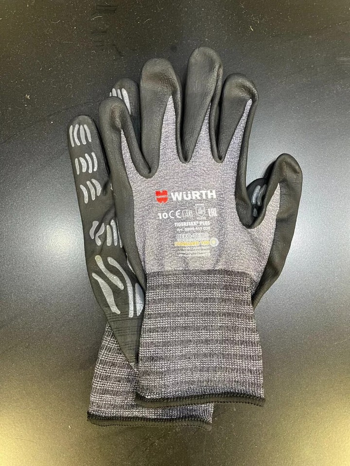 Wurth 0899411020 Protective glove nitrile TIGERFLEX® Plus Size 10 (Pair ...