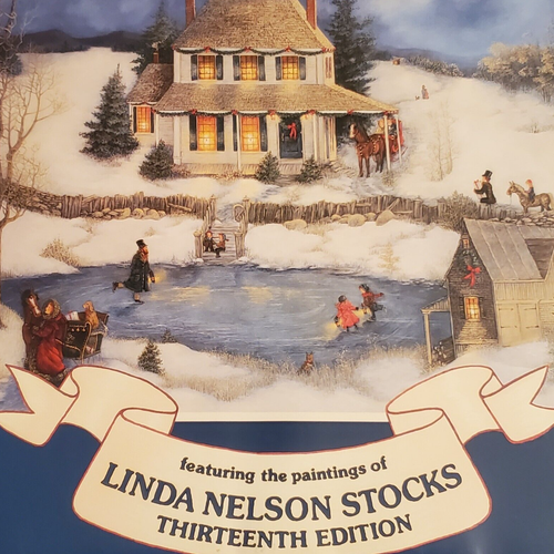 1995 LANG FOLK ART Wall Calendar Frame the Art by LINDA NELSON STOCKS ...