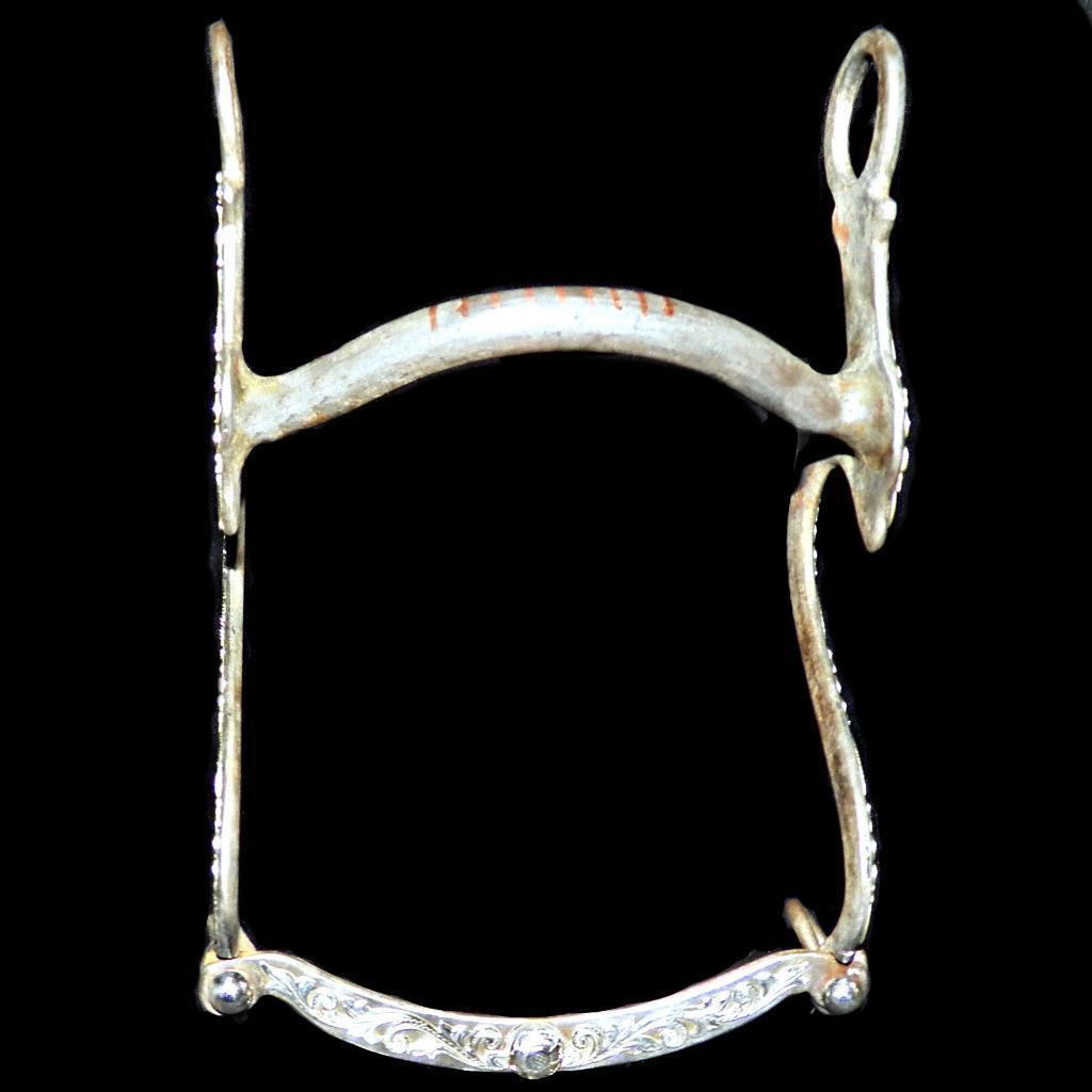 Jim Thomas Sterling Silver Filigree Cavalry Shank Mullen Mouth ...