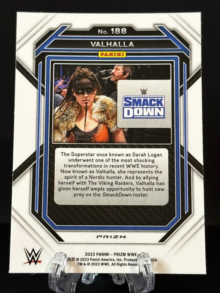 2023 Valhalla Panini Prizm WWE Silver Parallel Smackdown | eBay