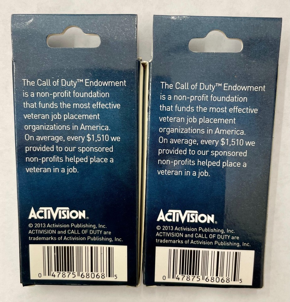 Call of Duty COD Dog Tags Ghosts Limited Edition Collectible New - X2 ...