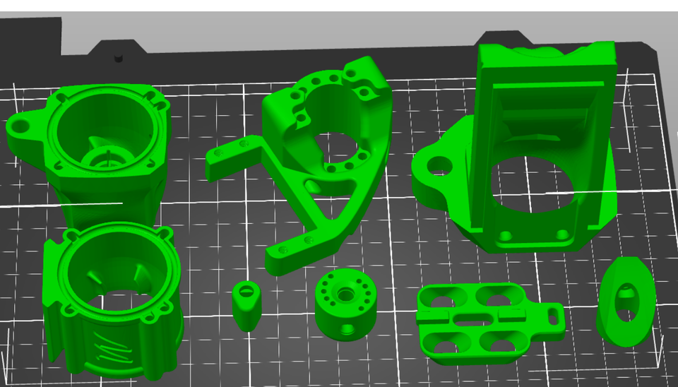 M-JET-35 Spray Pump Kit – 3D Printed Aluminum Alloy Paddle for RC Boats ...