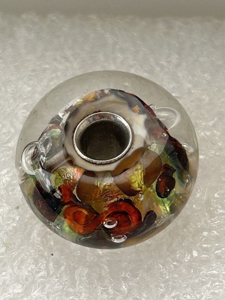 RACHEL BANJO BEADS Lampwork Bead. Trollbeads bracelet not included ...