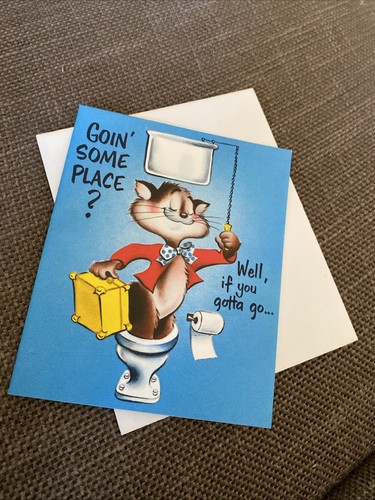 Vintage Stanley Greetings Card Goodbye And Good Luck Unused | eBay