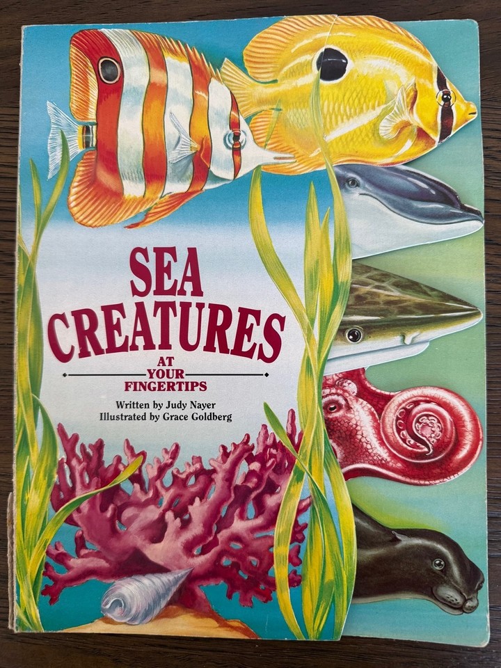 At Your Fingertips Book Lot (1992, Set of 3) – Sea Creatures, Reptiles ...