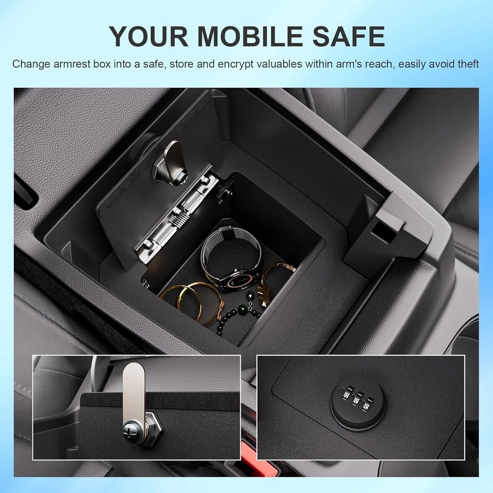 For 2023-2025 Chevy Colorado GMC Canyon Center Console Safe Organizer ...