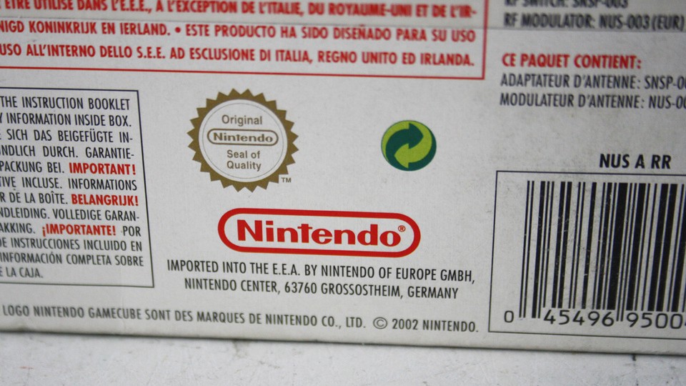 ORIGINAL 2002 NINTENDO GAMECUBE N64 SNES RF SWITCH MODULATOR GENUINE ...