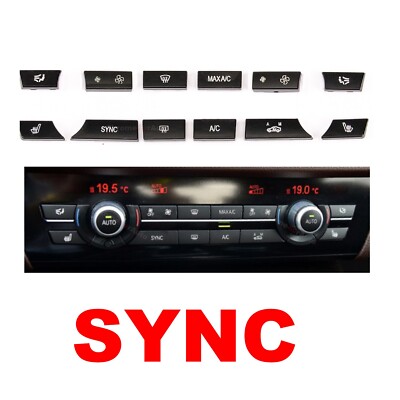 SYCN Air Conditioner Control Buttons For BMW 5 6 7 Series F10 F01 F12 ...