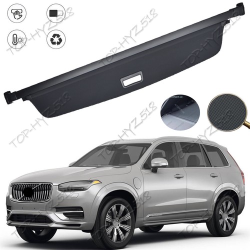 For Volvo XC90 2016-2024 Car Rear Trunk Cargo Retractable Luggage Shade ...