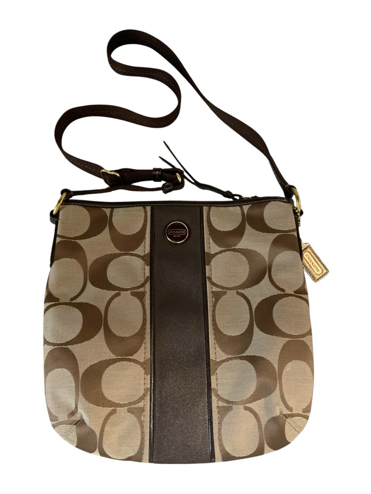 COACH F21905 SIGNATURE STRIPE DUFFLE SIGNATURE FABRIC… - Gem