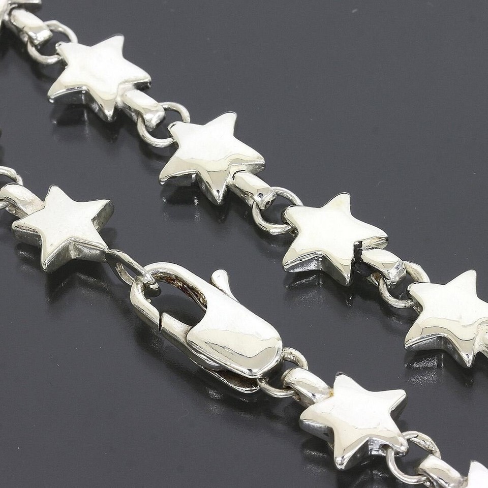 Tiffany & Co. Sterling Silver Chain of Stars Link Necklace | eBay