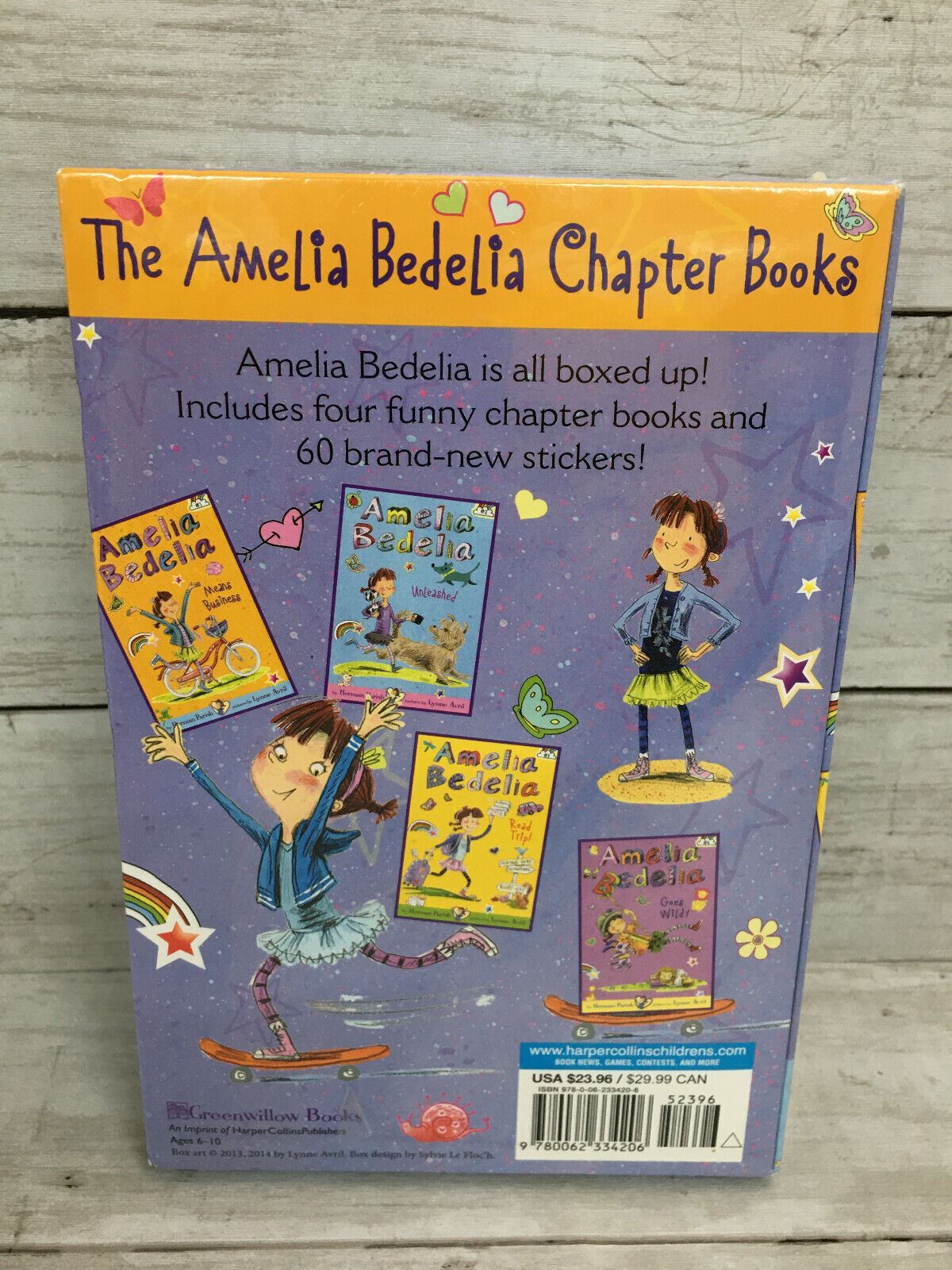 Amelia Bedelia Chapter Book Box Set: Books 1-4 by Herman Parish ...