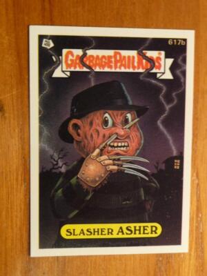 1988 Garbage Pail Kids 15th Series Slasher Asher #617b Non Die Cut SKU ...