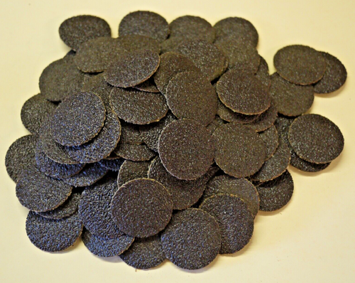 100 +- 24 grit AO 2" Roll Lock Sanding Disc for 1/4" Holder Die Grinder ...