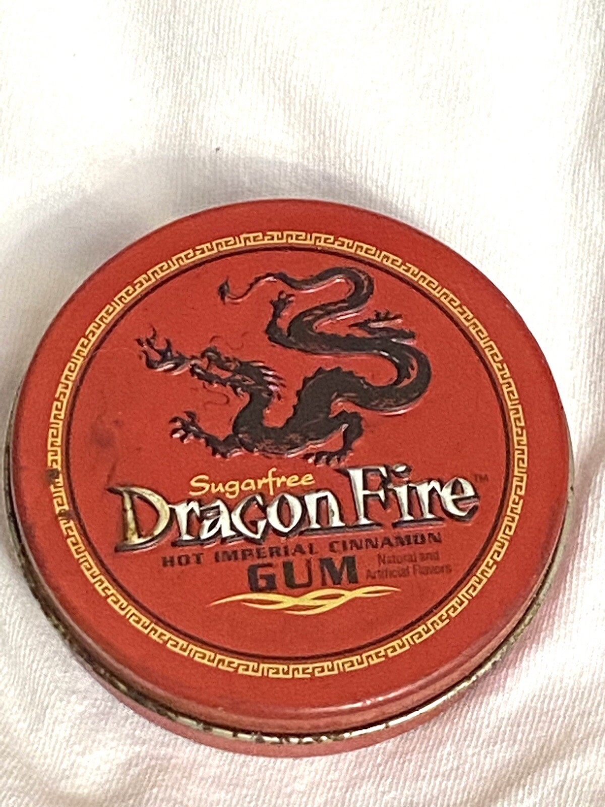 Amurol DRAGON FIRE Gum Container BUBBLE TAPE ORIGINAL Tin 2001 | eBay