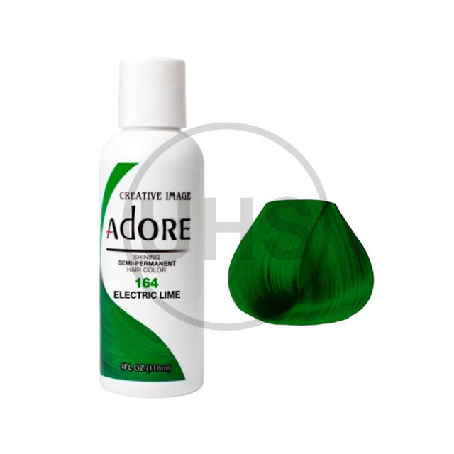 Adore Semi Permanent Hair Color 164 Electric Lime 118ml for sale online ...