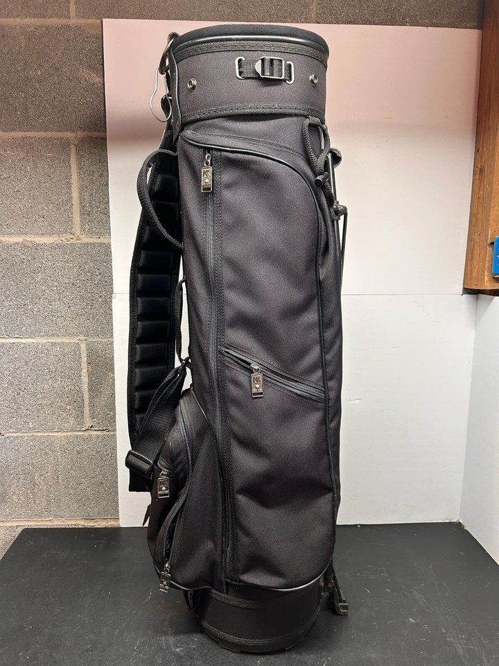 Knight Golf 6 Way Black Carry Stand Lightweight Golf Bag W/ Club ...