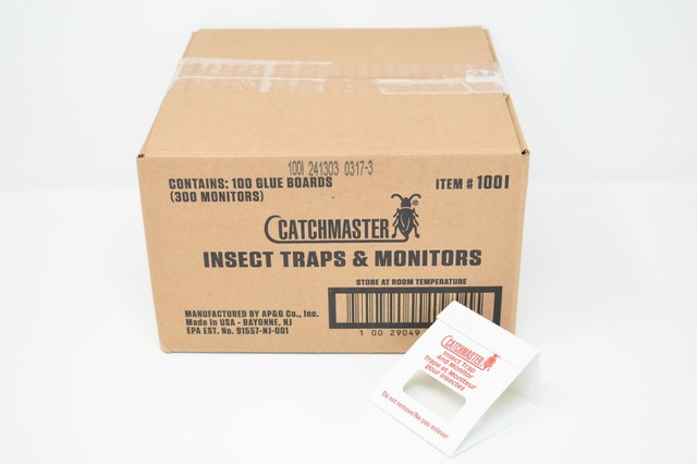 Catchmaster 100i Insect Monitors Glue - 100 Glue Boards (300 Monitors ...