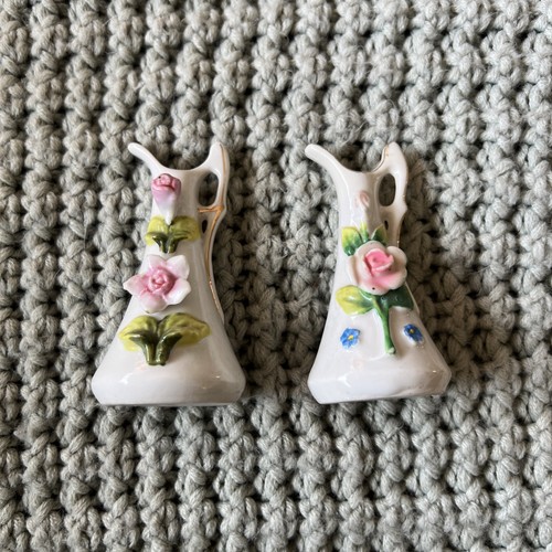 Vintage Made in Occupied Japan Miniature Vase / Pitcher - Hand Painted ...