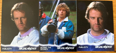 HIGHLANDER MOVIE EXPANSION SET: CHASE SET: BEHIND THE SCENES CARDS BTS7 ...