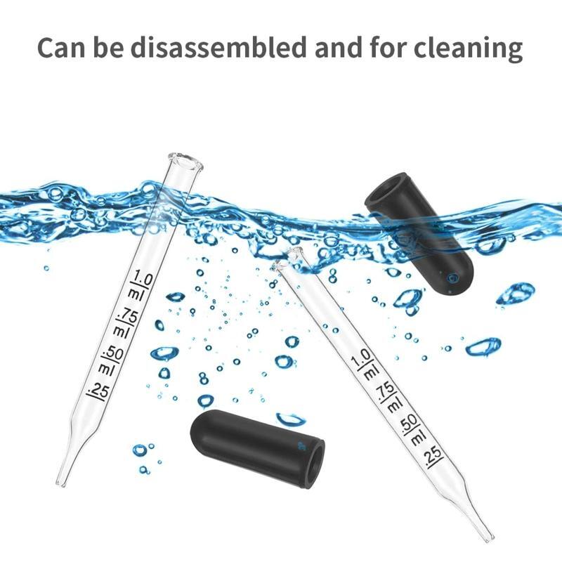 Glass Liquid Droppers 1 ml Essential Oil Dropper Pipette Glass Stain ...