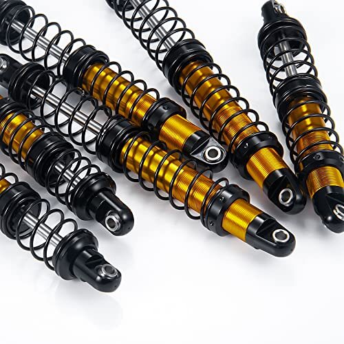 Que-T 4pcs Aluminum Alloy RC Shock Absorber for Axial Scx10 90046 D90 ...