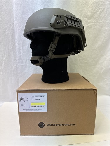 GH Armor Busch Protective AMP-1 TPHC High Cut IIIA Helmet Ranger Green ...