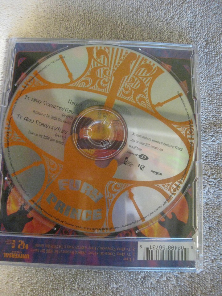 Prince ‎– Fury (2006) NPG Records ‎– 0602498567319 EU NEW sealed CD | eBay