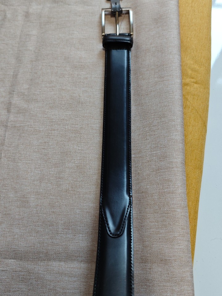 Allen Edmonds Shell Cordovan Belt, Black, 44, New with Tag | eBay