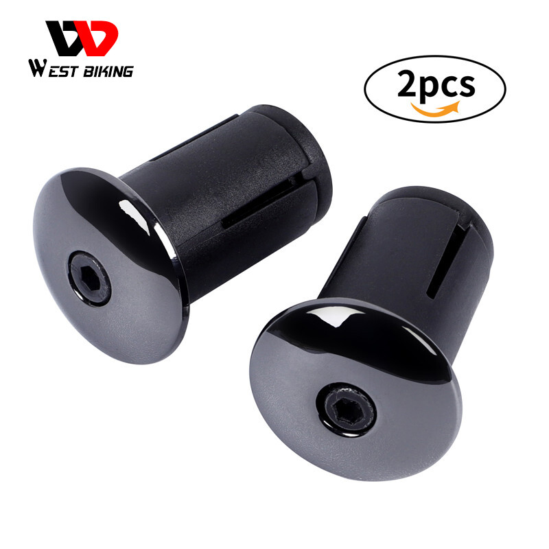 WEST BIKING Bicycle Grip Plugs Cover Bar End Cap MTB Road Bike Bar End ...