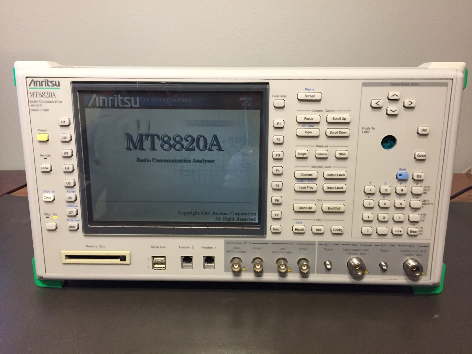 Anritsu MT8820A Radio Comm. Analyzer 30MHz - 2.7GHz Opt. 01 **Free ...
