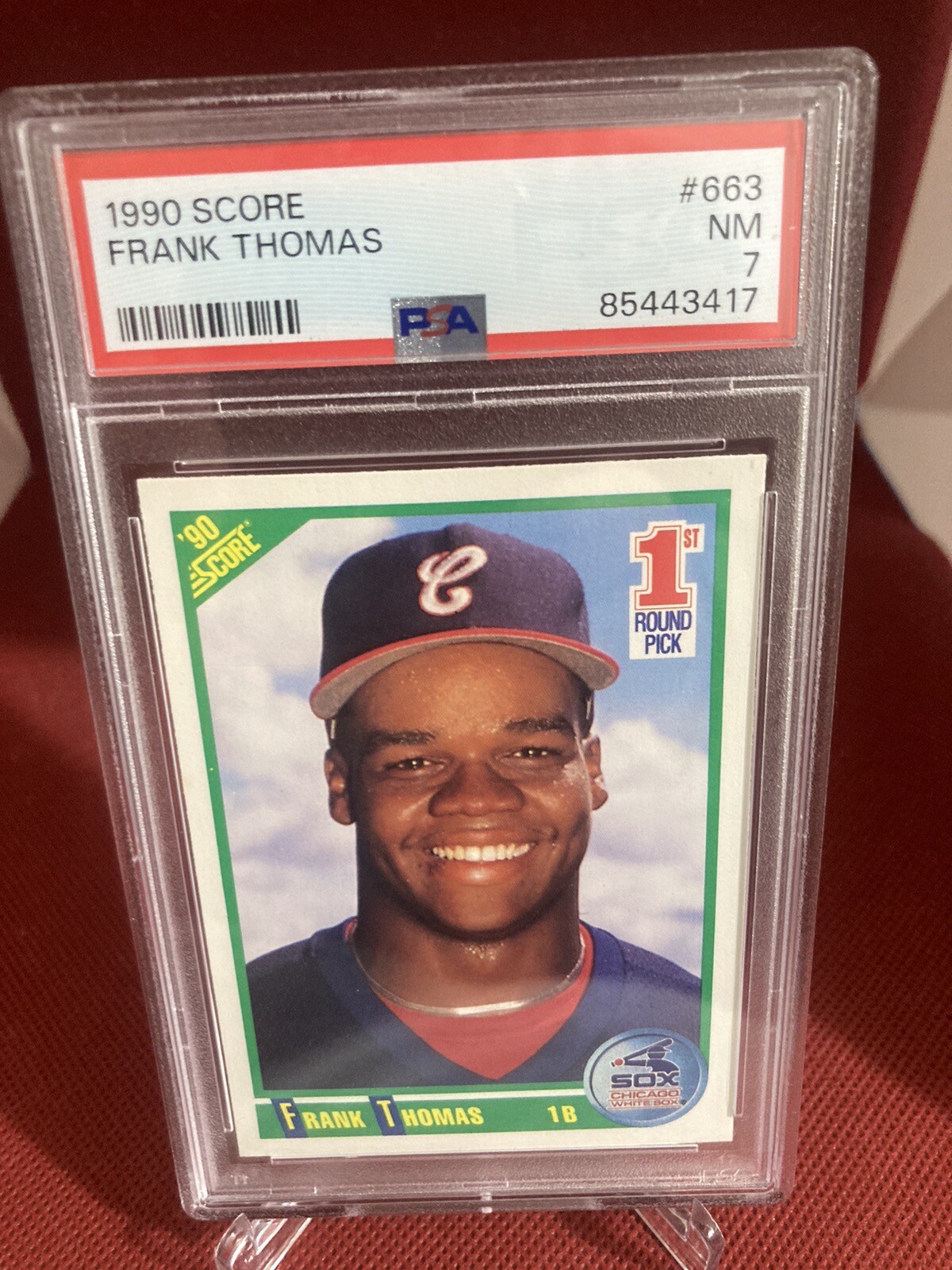1990 FRANK THOMAS SCORE #663 ROOKIE CARD PSA 7 Amazing Rookie🔥🔥 | eBay