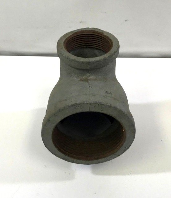 1 1/2" x 2 1/2" x 2 1/2" Cast Iron Reducer Tee Stockham | eBay