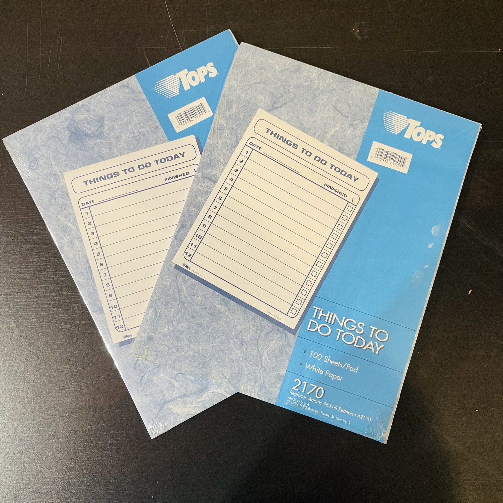 TOPS Things To Do Today Daily Agenda Pad 8 1/2 by 11 100 Forms 2170 | eBay