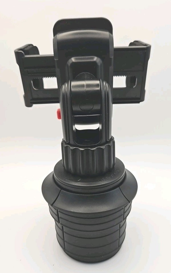 TUFF TECH Adjustable Car Cup Holder Phone Mount - 360-Degree Rotating ...