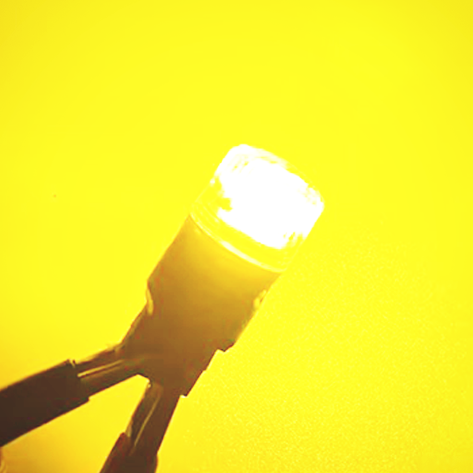 NEW 7443 LED White Yellow Brake Turn Signal Blinker High Power Light ...