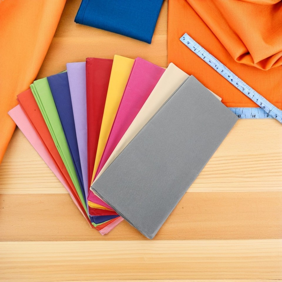 100 Pcs Colored Origami Paper Sheets Tissue Paper for Crafts Packaging ...