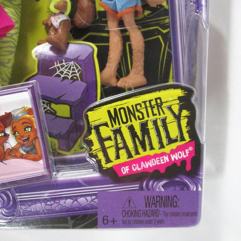 Monster High Doll Family Set Clawdeen Weredith Barker Wolf New 2016 3 ...